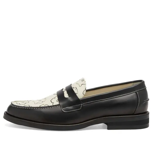DUKE + DEXTER Wilde Sketch Floral Penny Loafer
