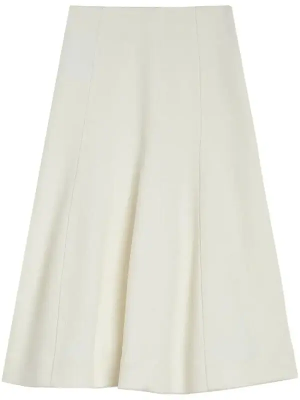 JIL SANDER Flored Midi Skirt