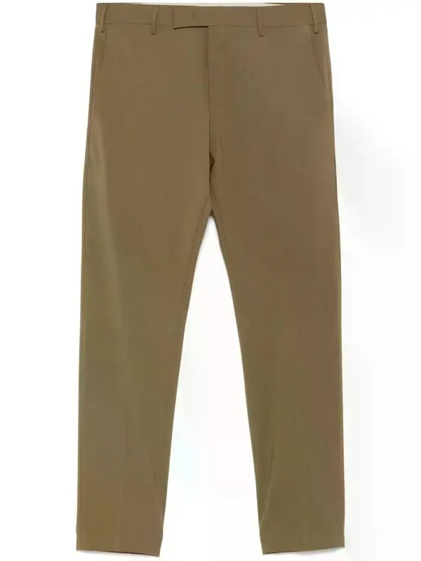 PT TORINO Tapered Tailored Trousers - Brown