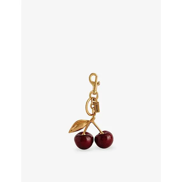 Coach Cherry Bag Charm - Red Apple
