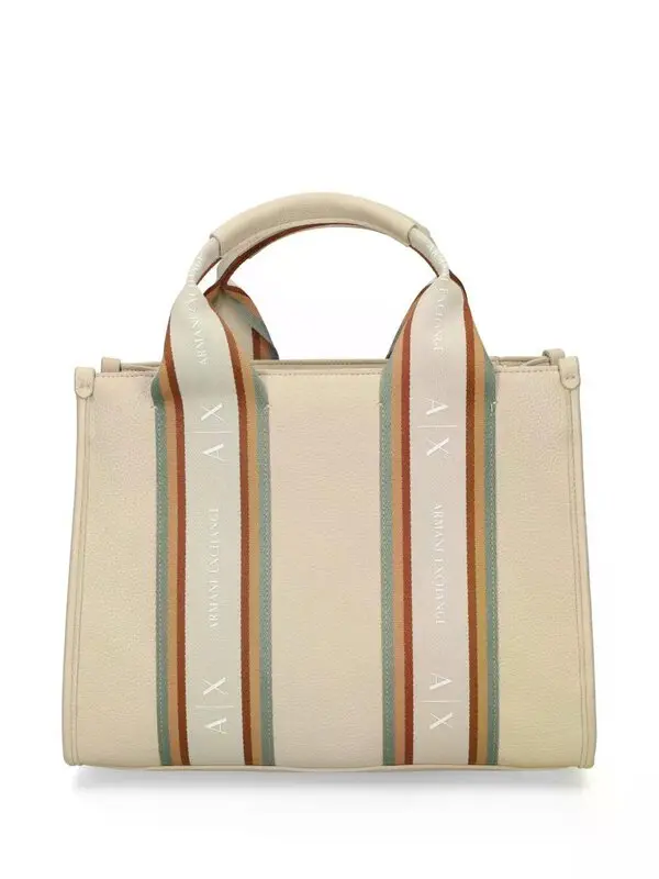 Armani Exchange Stripe-detail Tote Bag