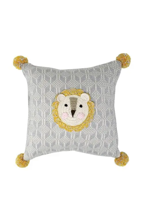 MELANGE COLLECTION 10" Lion Pillow