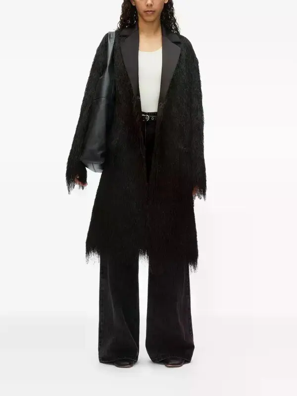 3.1 Phillip Lim Fringe Tuxedo Coat - Brown