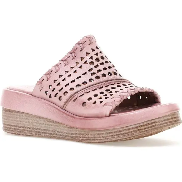 A.S.98 Sturgis Wedge Sandal - Blush