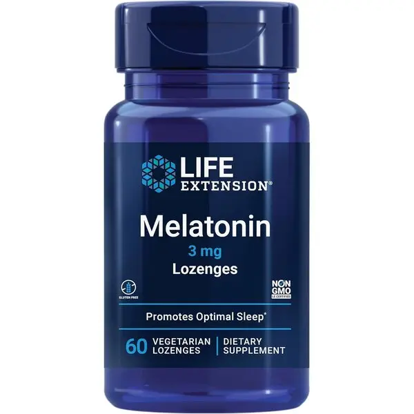 LIFE EXTENSION Melatonin 3mg 60 Lozenges