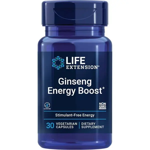 LIFE EXTENSION Ginseng Energy Boost 30 Capsules
