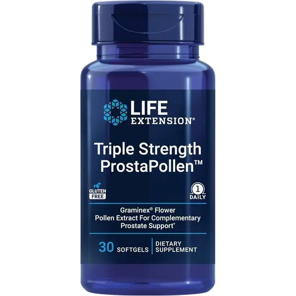 LIFE EXTENSION Triple Strength Prostapollen 30 Softgels
