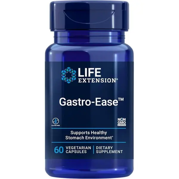 LIFE EXTENSION Gastro-ease 60 Capsules