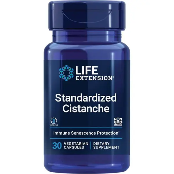 LIFE EXTENSION Standardized Cistanche 30 Capsules