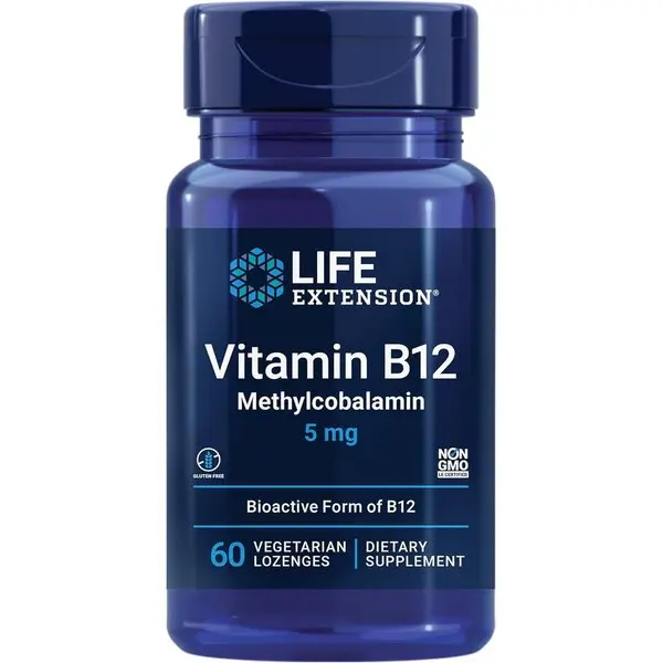 LIFE EXTENSION Methylcobalamin 5mg 60 Lozenges