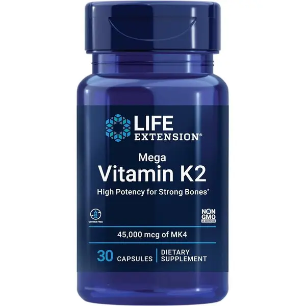 LIFE EXTENSION Mega Vitamin K2 30 Capsules