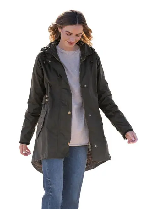 CELTIC & CO. Waxed Cotton Riding Coat