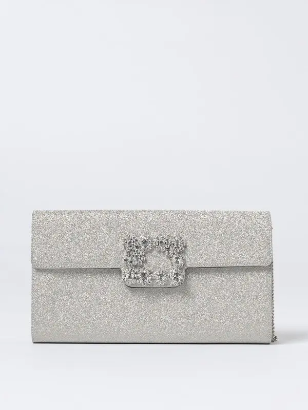 ROGER VIVIER Evening Clutch - Silver