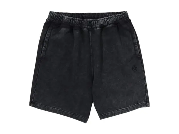 BAPE Garment Dye Relaxed Fit Sweat Shorts - Black