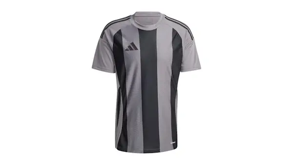 Adidas Striped 24 Jersey - Team Grey Four/black