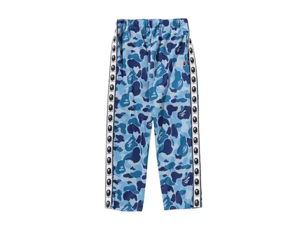BAPE Abc Camo Relaxed Fit Track Pants - Blue