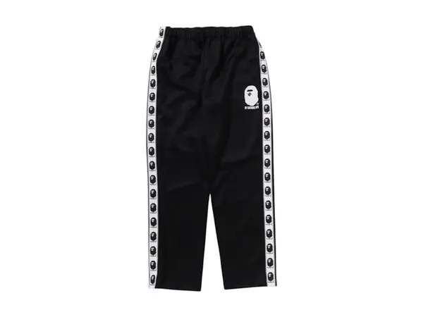 BAPE Relaxed Fit Track Pants - Black