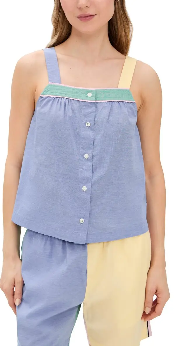 ALEX MILL Jimmies Tank Top - Pastel Colorblock