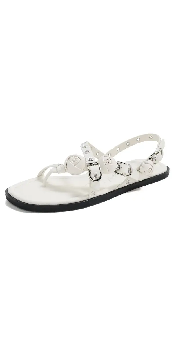 3.1 Phillip Lim Multi-strap Rivet Sandals - Ant. White