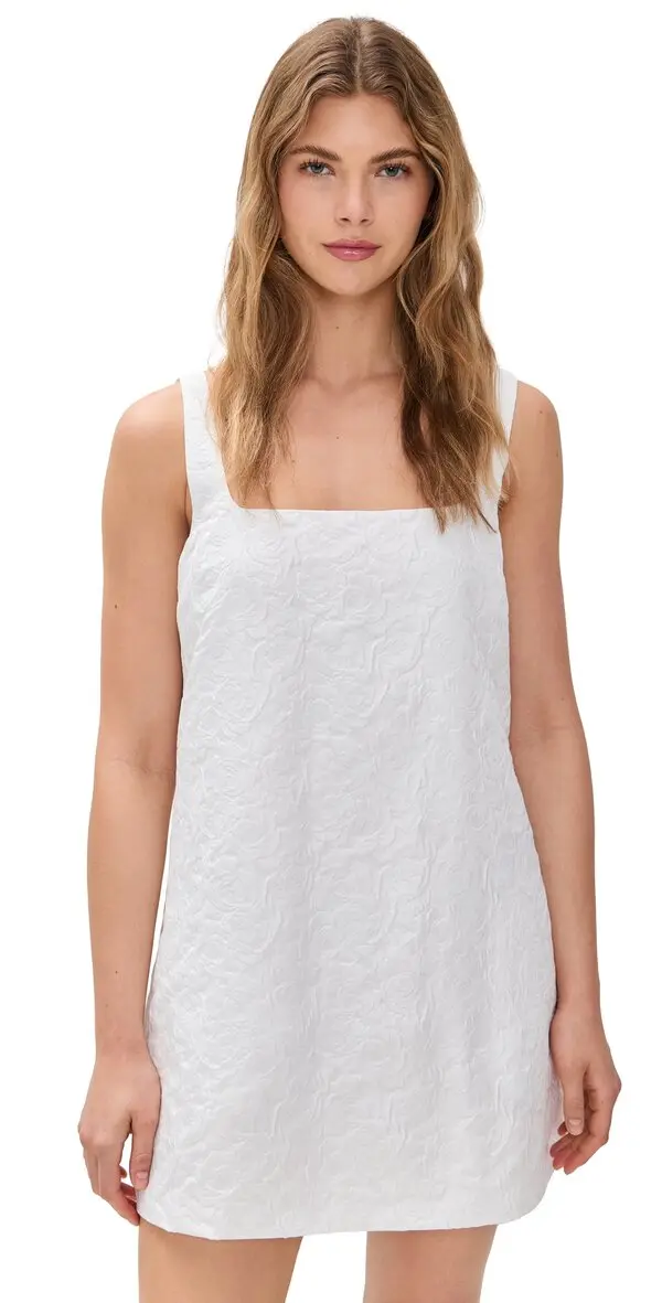 Amanda Uprichard Rinaldi Floral Jacquard Dress