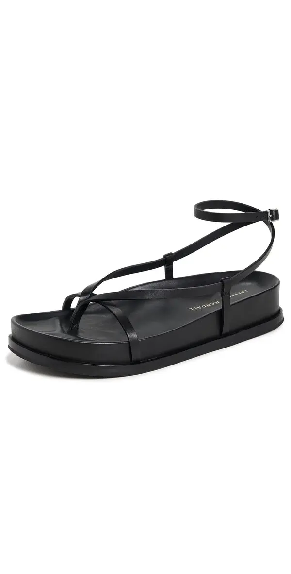 LOEFFLER RANDALL Ankle-wrap Sandals - Black