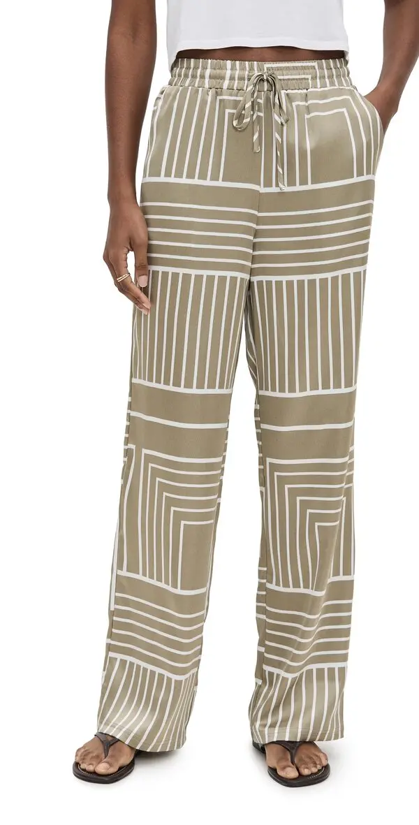 4TH & RECKLESS Amira Striped Trousers