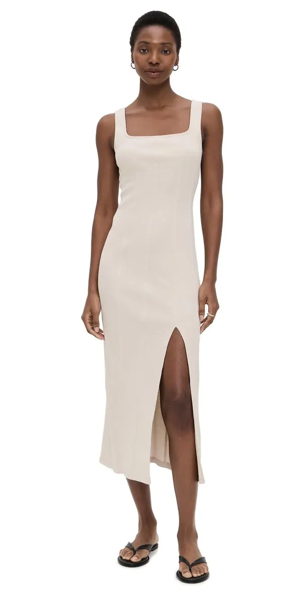 L*Space Vivienne Ribbed Knit Dress - Bone