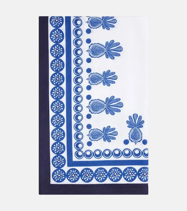La DoubleJ Big Pineapple Blu Large Tablecloth