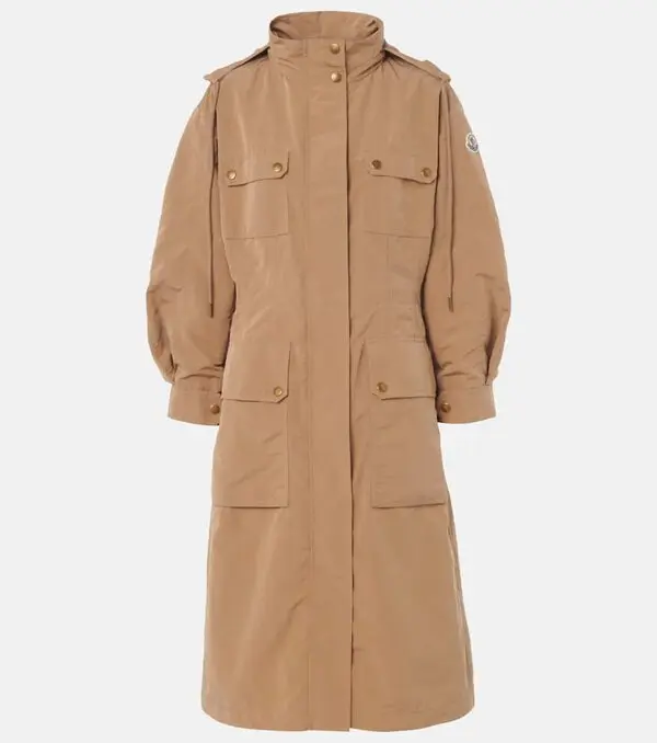 Moncler Nantes Technical Parka - Beige