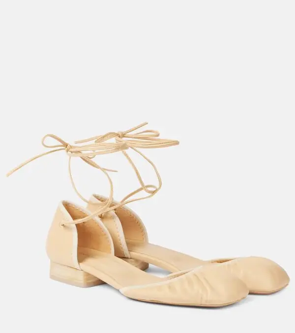 LEMAIRE Leather Ballet Flats