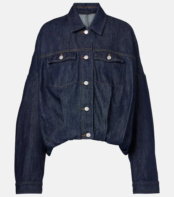 Dries Van Noten Denim Trucker Jacket - Blue
