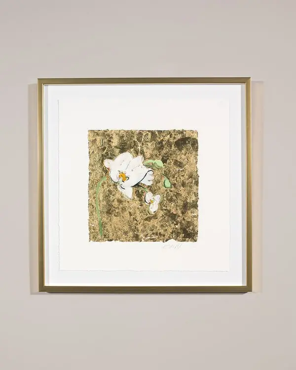 RFA FINE ART Gold And Orchid" Art Print Robert Robinson
