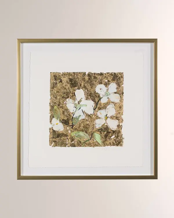 RFA FINE ART Gold And Dogwood" Art Print Robert Robinson