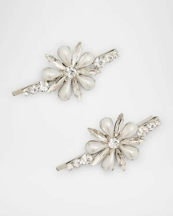 LELET NY Annie Pearly Crystal Bobby Pins