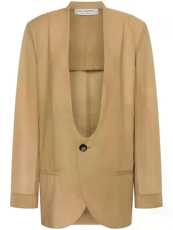 Philosophy Di Lorenzo Serafini No-lapels Blazer
