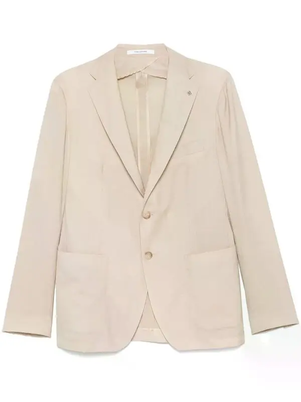 Tagliatore Brooch-detail Blazer - Neutrals
