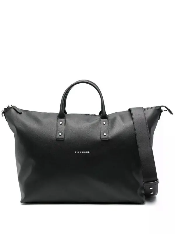 John Richmond Logo Debossed Holdall