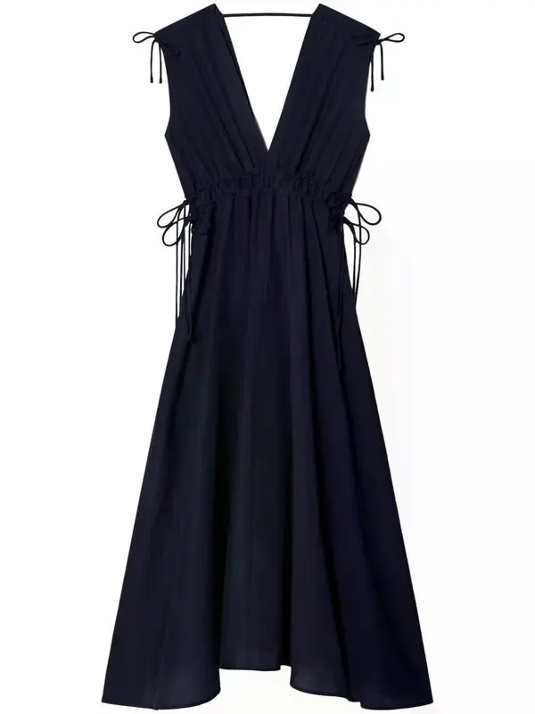 drawstring a line dress Samantha A-Line 60s-Inspired Dress
