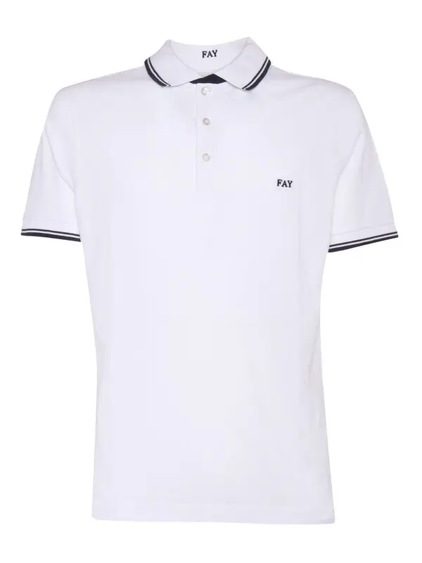 FAY Polo - White