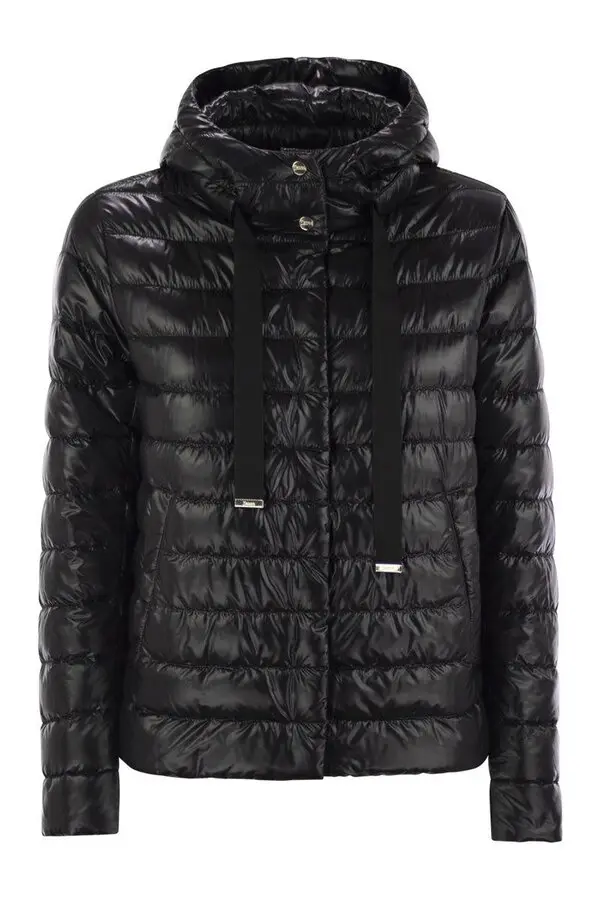 Herno Ultralight Nylon Down Jacket - Black