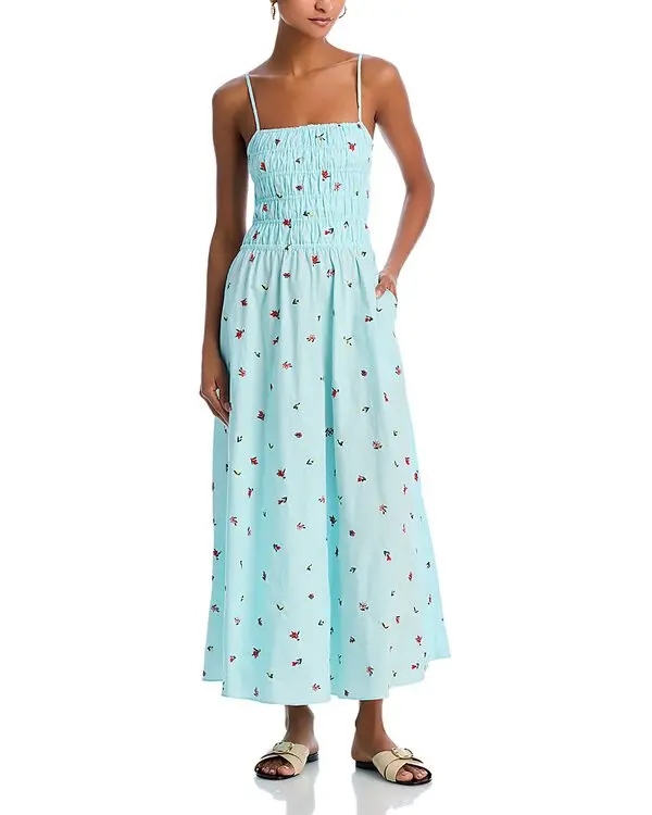 Solid & Striped The Delta Swim Cover-up Dress - Sky