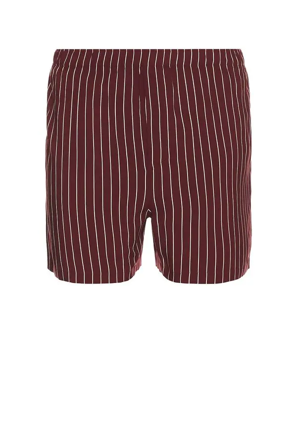 Saint Laurent Calecon Vintage Short - Bordeaux Craie
