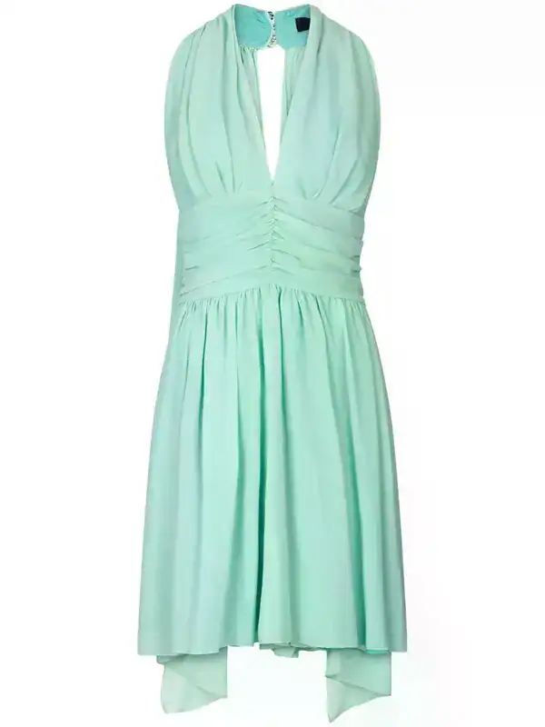 Liu Jo Draped Mini Dress - Green | Editorialist
