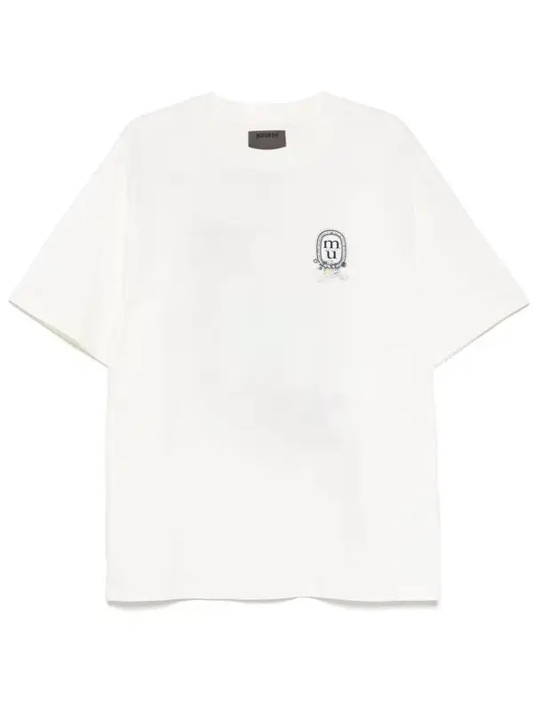 MUSIUM DIV. Graphic-print T-shirt - Neutrals
