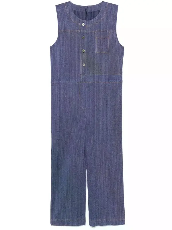 Issey Miyake Cotton Denim Jumpsuit