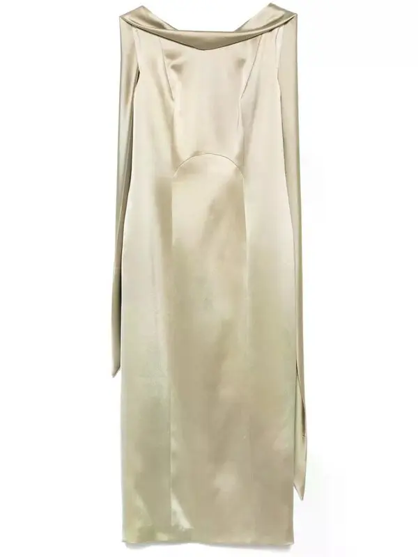 FELY CAMPO Sash-detail Midi Dress
