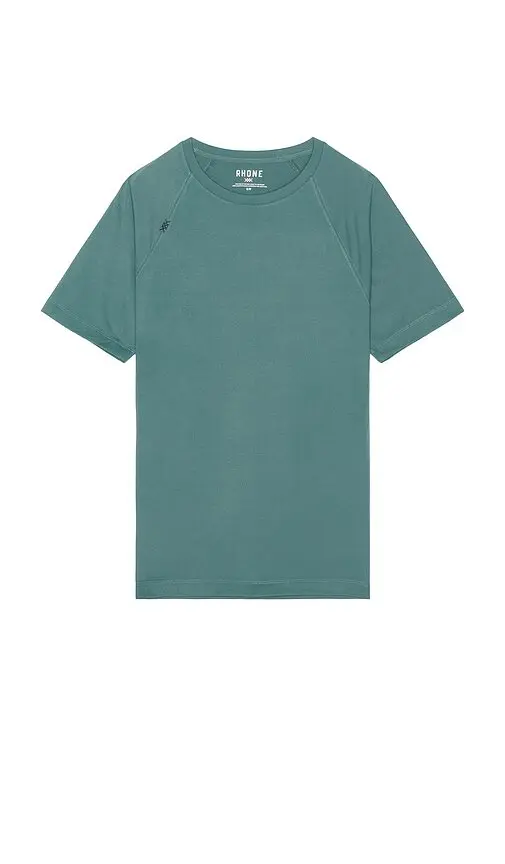 RHONE Reign Short Sleeve Tee In Green - Tidal Green