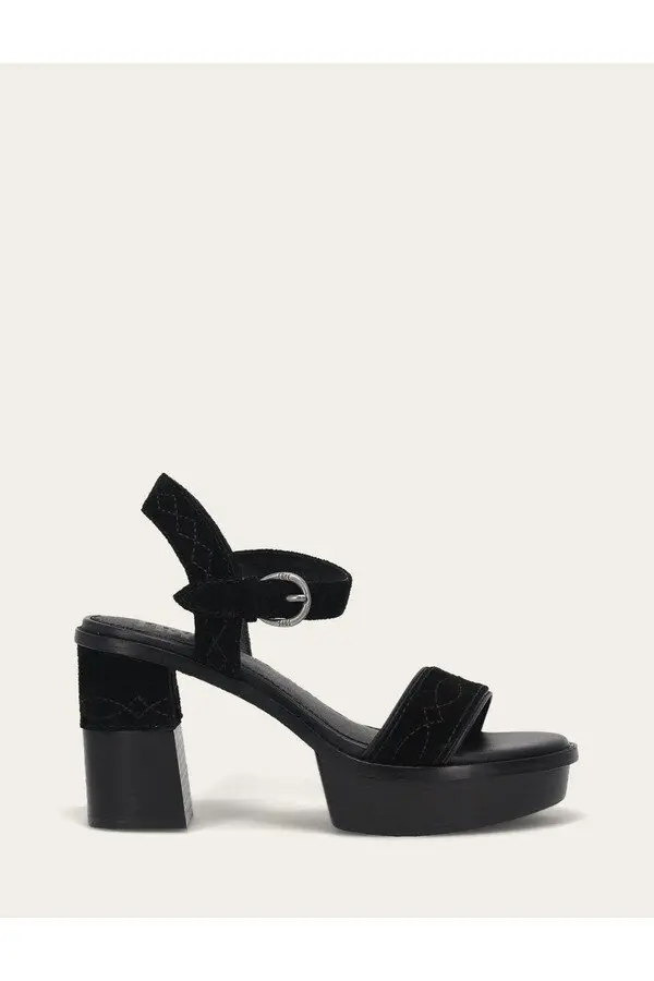 Frye Pipa Woodstock 2 Band Sandals - Black