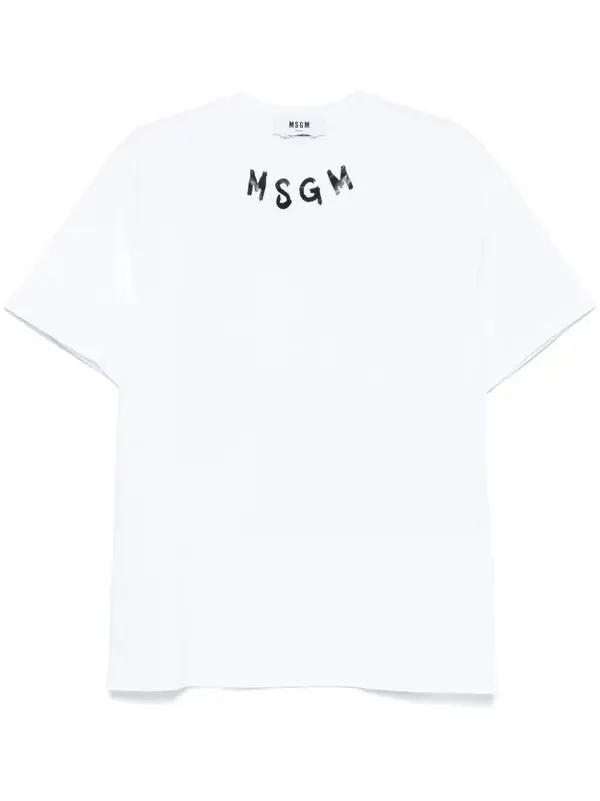 MSGM Logo-print T-shirt