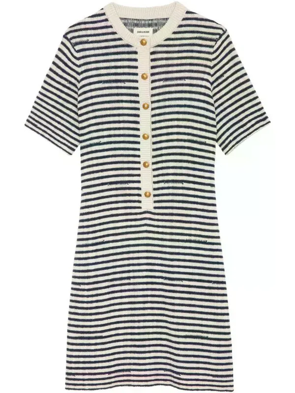 Zadig&Voltaire Tahoe Ribbed Dress - Neutrals